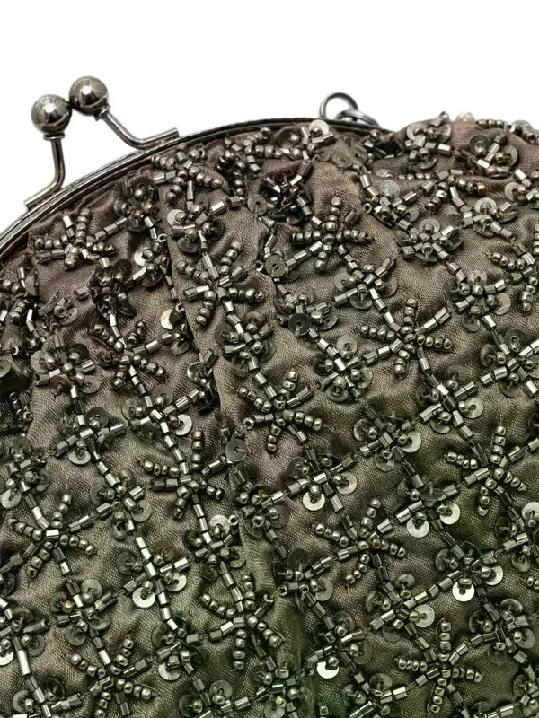 HOSS INTROPIA Nuria Bead-embellished Sequined Clutch Bag