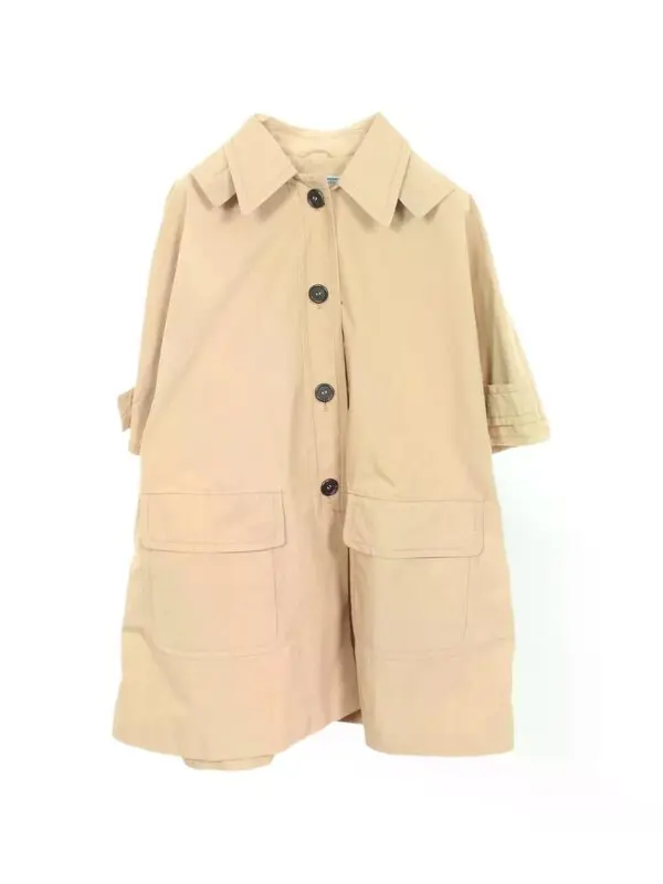 Prada 2010s Hooded Poncho - Neutrals