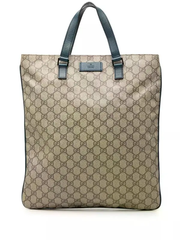 Gucci Gg Supreme Monogram Tote Bag - Neutrals