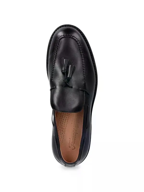 FRACAP Tassel Detail Leather Loafers