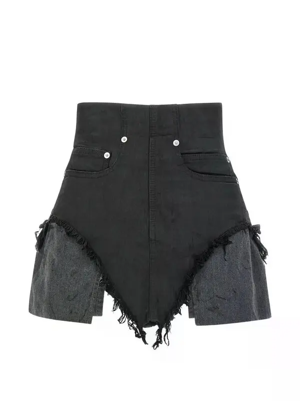 Rick Owens Dirt Cutoffs Mini Shorts - Black