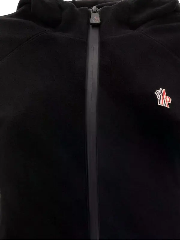 Moncler Logo-patch Fleece Jacket
