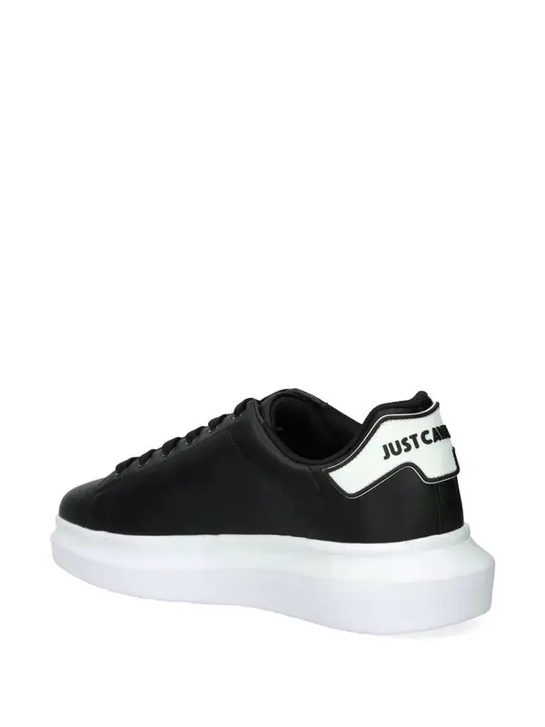 Just Cavalli Logo-print Sneakers - Black