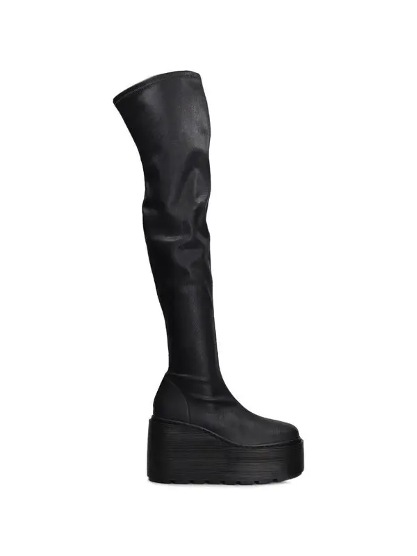 VIC MATIE Platform Over-the-knee Boots - Black