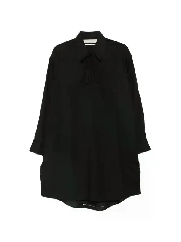 ADNYM Zan Tie-neck Kaftan - Black
