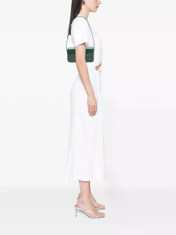 Celine Shiny Calfskin Triomphe Claude Shoulder Bag