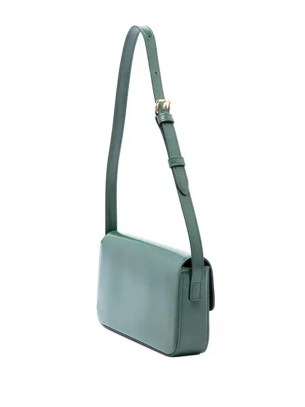 Celine Shiny Calfskin Triomphe Claude Shoulder Bag