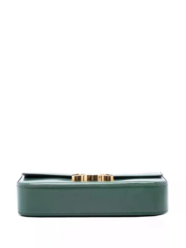 Celine Shiny Calfskin Triomphe Claude Shoulder Bag