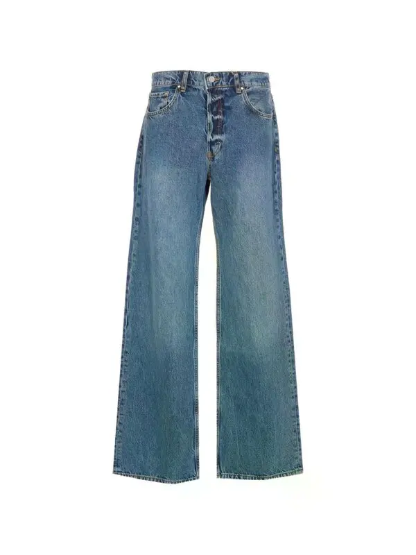 ANINE BING Hugh Wide Leg Jeans