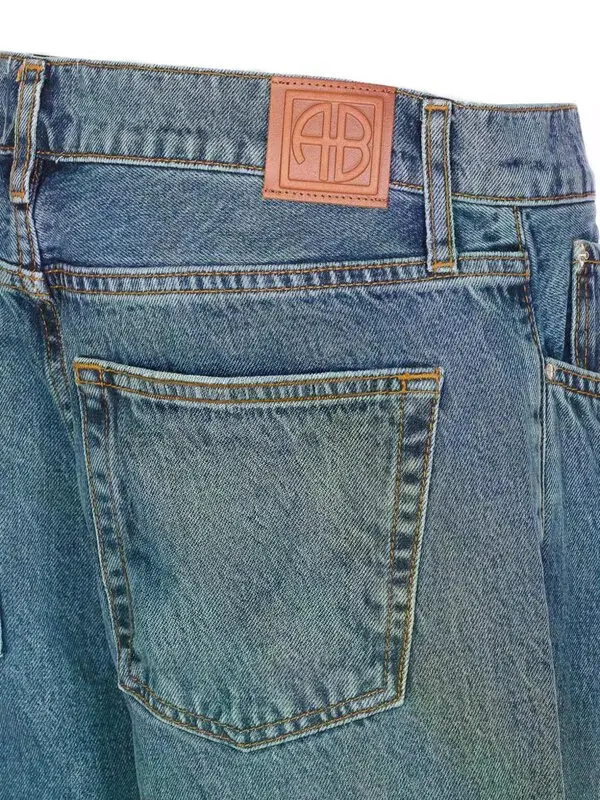 ANINE BING Hugh Wide Leg Jeans