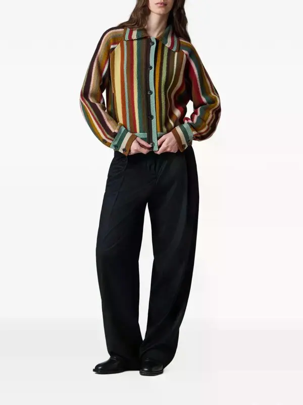 Paul Smith Merino Wool 'signature Stripe' Cardigan
