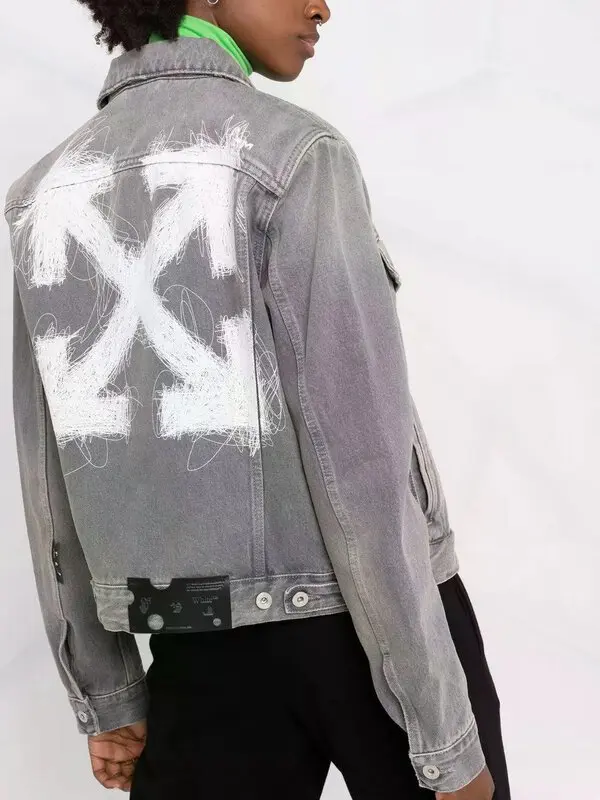 Off-White Arrows Motif Denim Jacket