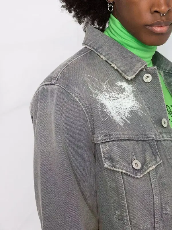 Off-White Arrows Motif Denim Jacket