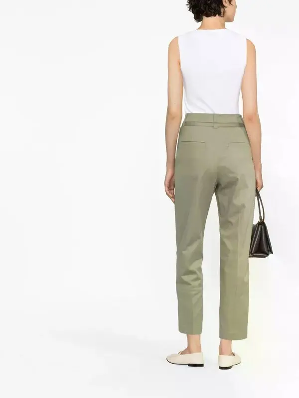Brunello Cucinelli Belted-waist Tapered Trousers