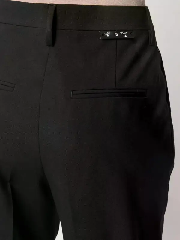 Off-White Formal Straight Leg Trousers