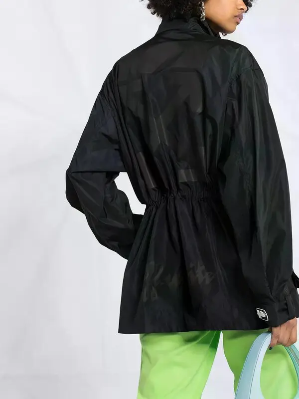 Off-White Arrows Buttoned Raincoat
