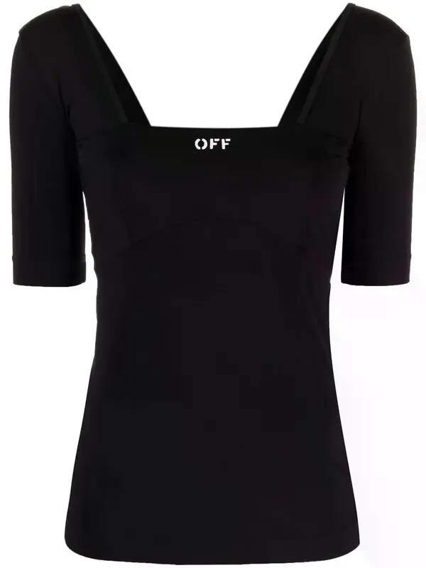 Off-White Logo-print T-shirt - Black