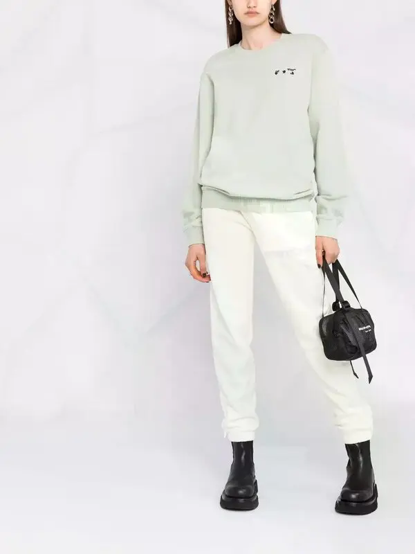 Off-White Logo Sweatshirt - Green