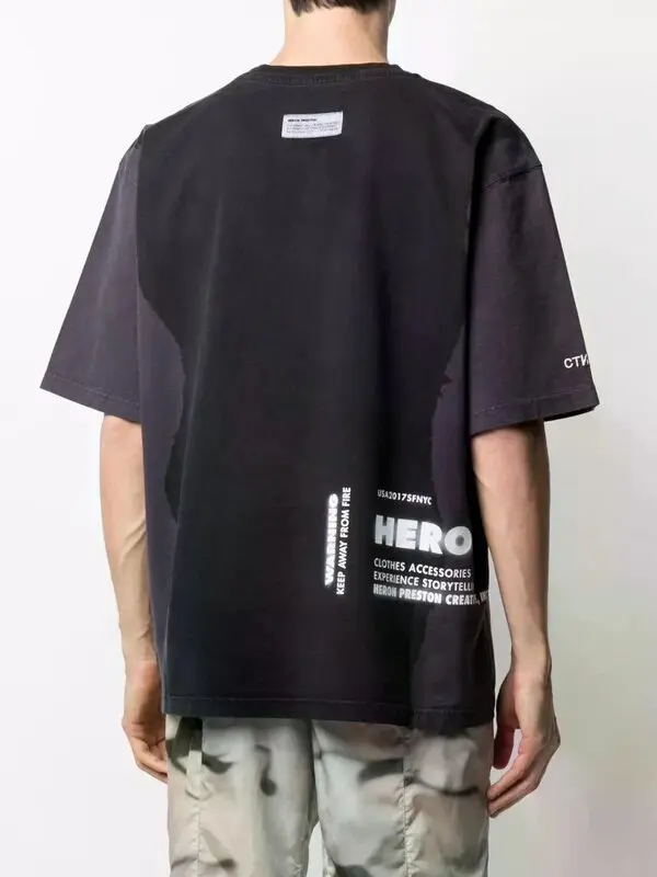 Heron Preston X Caterpillar Logo-print T-shirt