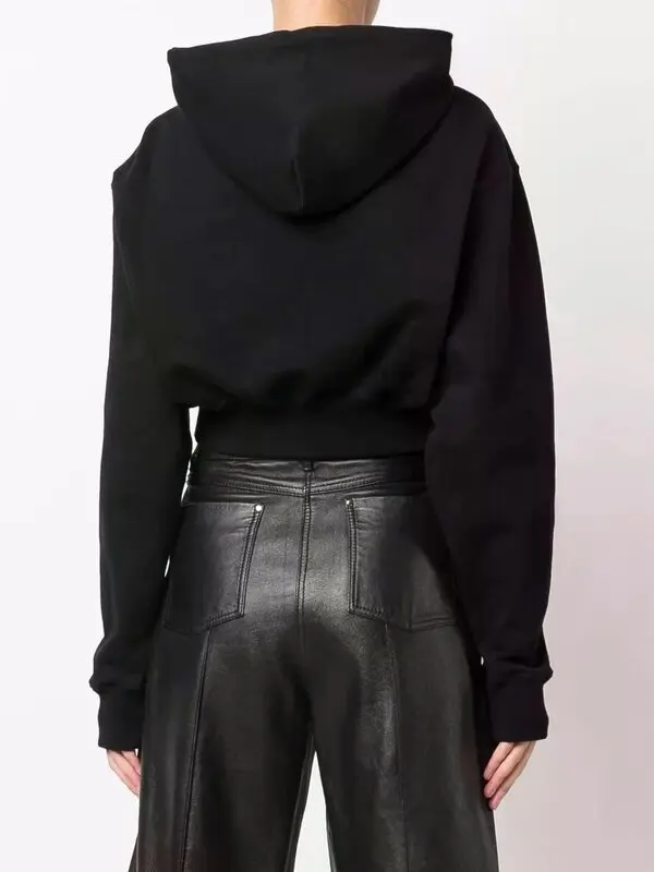 Off-White Helvetica Logo-print Hoodie