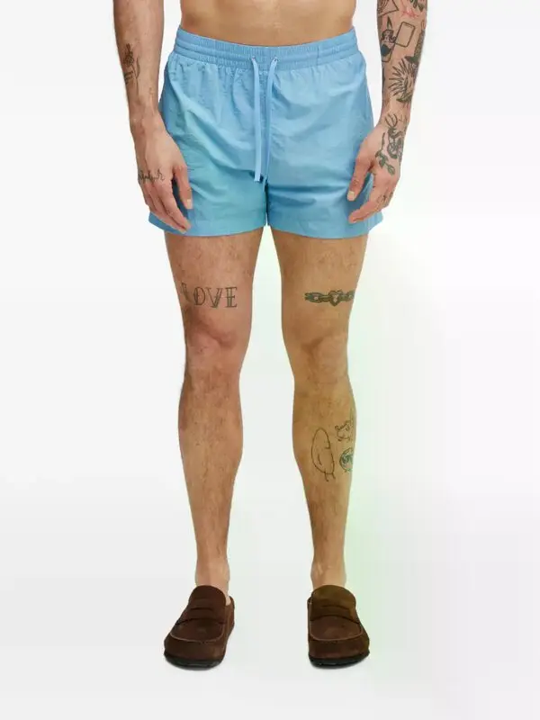 MAISON MARGIELA Logo-print Drawstring Swim Shorts