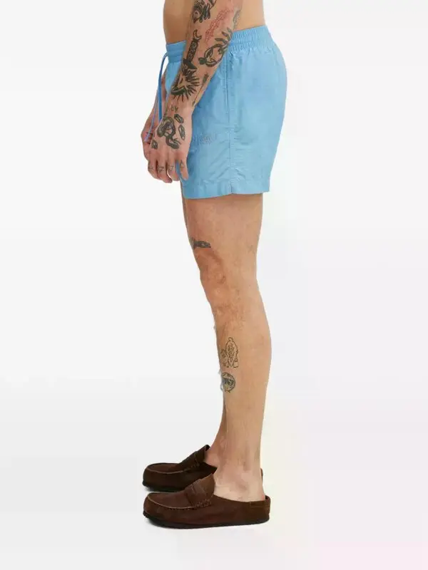 MAISON MARGIELA Logo-print Drawstring Swim Shorts