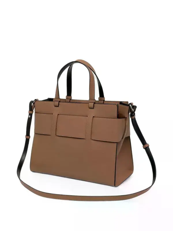 Armani Exchange Logo Plaque Tote Bag