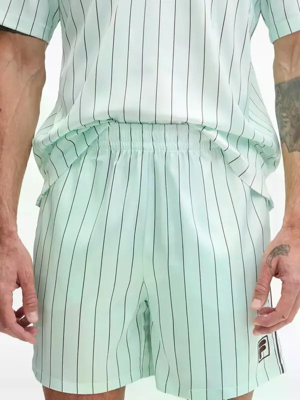 FILA Coverciano Pinstripe Logo Patch Shorts