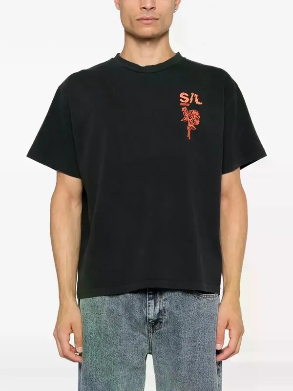 SECOND / LAYER Graphic-print T-shirt