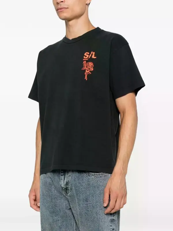 SECOND / LAYER Graphic-print T-shirt