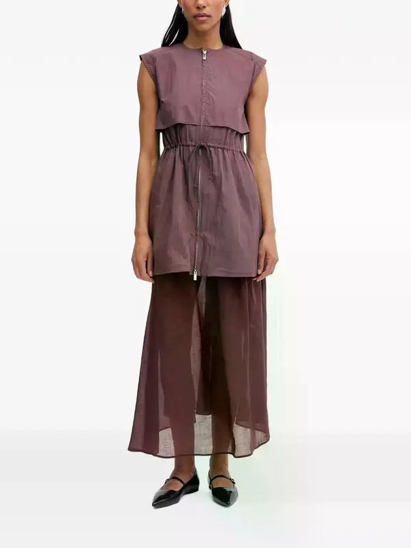 ISABELLE BLANCHE Sleeveless Layered Panel Dress