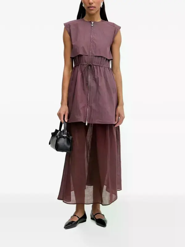 ISABELLE BLANCHE Sleeveless Layered Panel Dress
