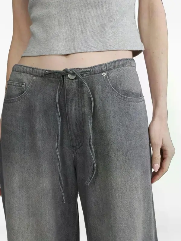 DL1961 Sienna Drawstring Wide-leg Jeans