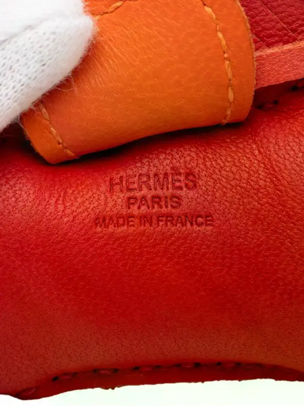 Hermès Milo Lambskin Grigri Rodeo Bag Charm Pm Keychain