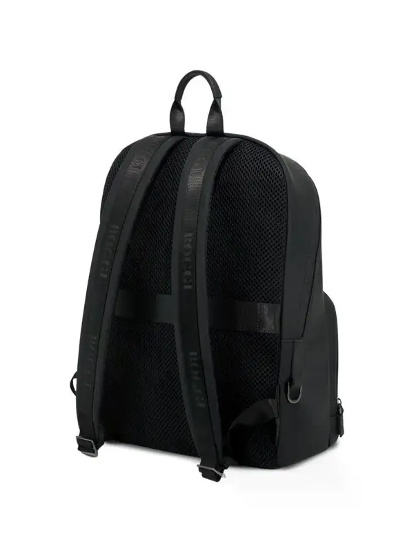 Boggi Milano Rubberised Technical Fabric Rucksack