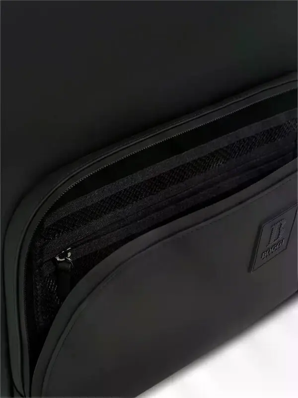 Boggi Milano Rubberised Technical Fabric Rucksack