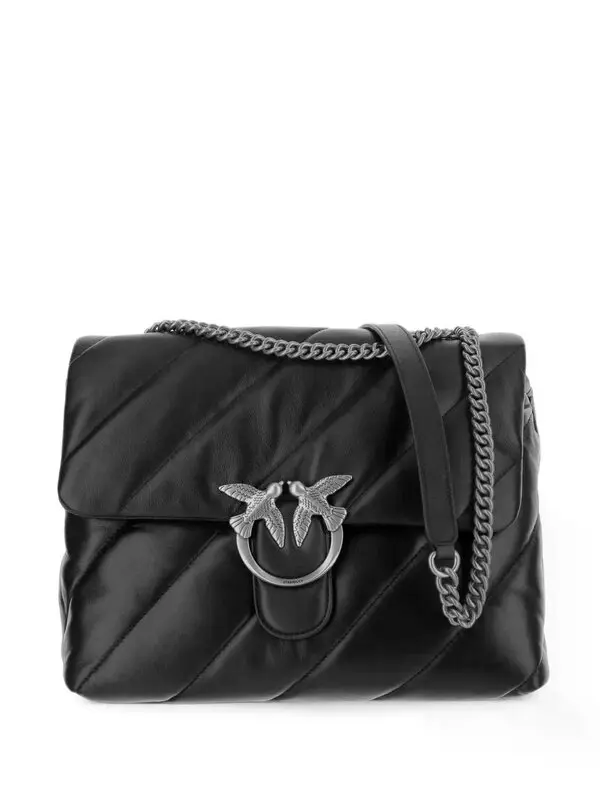 Pinko Large Shoulder Bag Love Bag Puff Maxi Quilt - Black