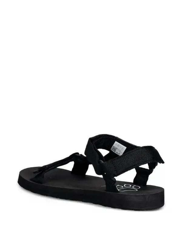 JACK WOLFSKIN Taiga Touch-strap Sandals - Black