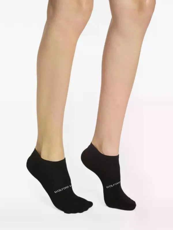 Wolford Logo-knit Sneakers Socks