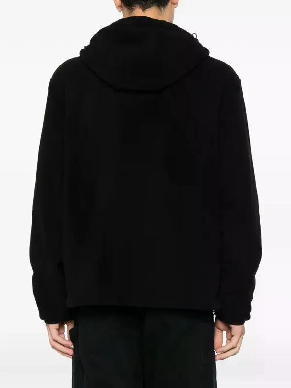 Carhartt Work In Progress Blevin Liner Hooded Jacket With Logo Patch - Black