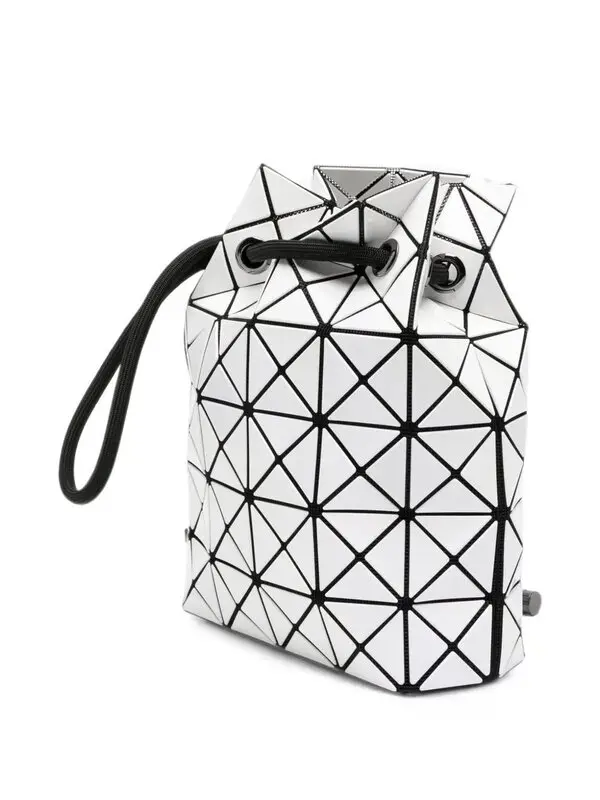 Issey Miyake Geometric Pattern Bucket Bag