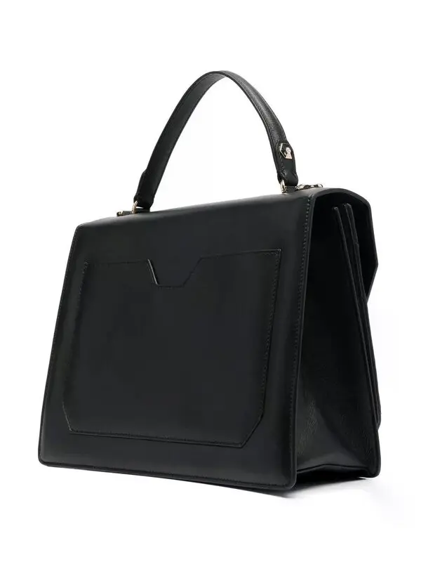 Philipp Plein Logo Stud Embellished Tote Bag