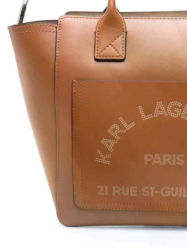 Karl Lagerfeld Small K/daily Leather Tote Bag