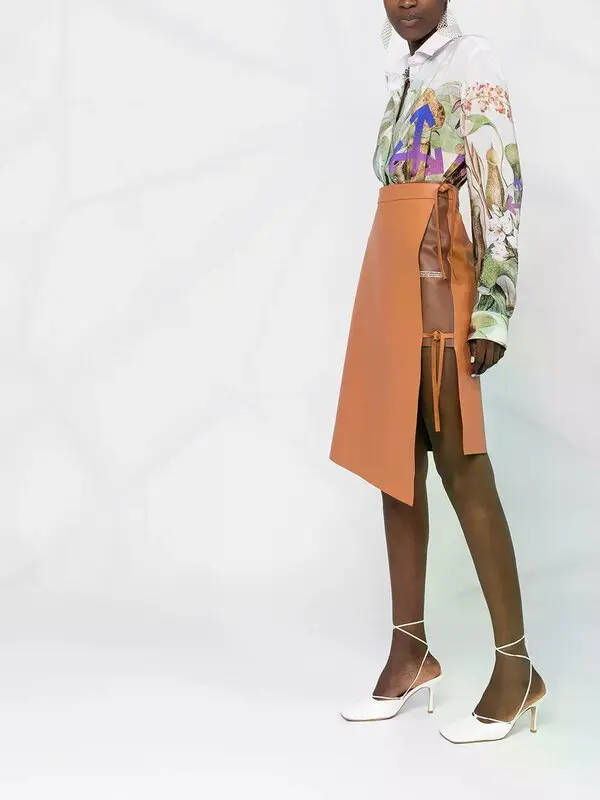 Off-White Botanical Silk Shirt - White