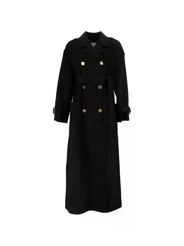 Elisabetta Franchi Double-breasted Belted Coat