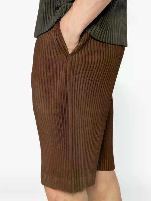 Issey Miyake Plissé-effect Shorts