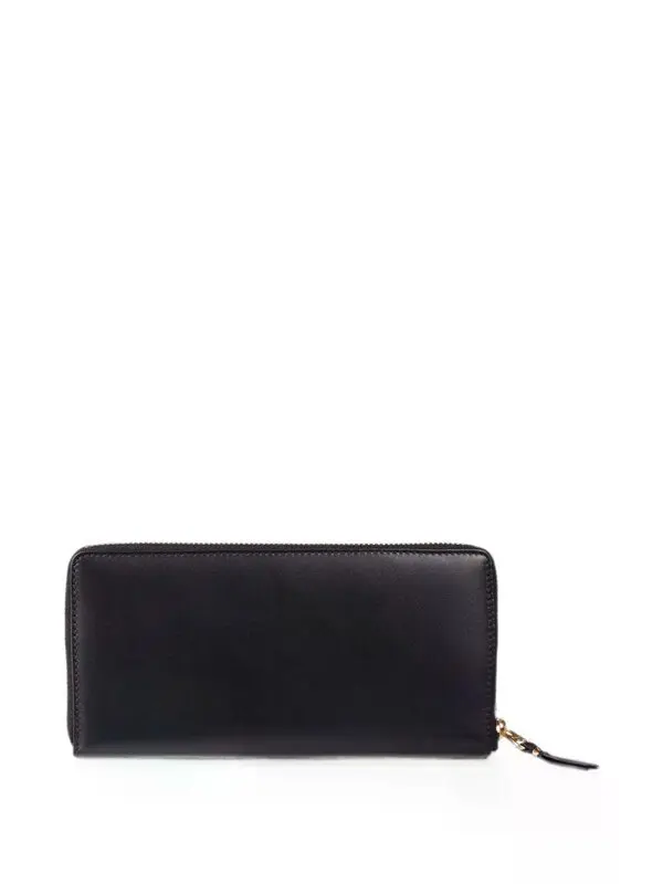 Comme Des Garçons Zip-around Leather Wallet - Black
