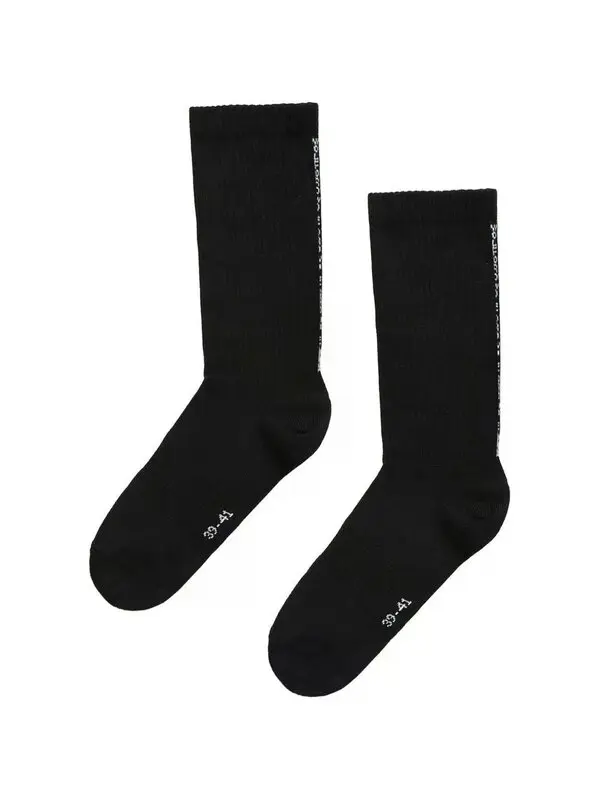 Wolford Logo-print Ribbed Socks