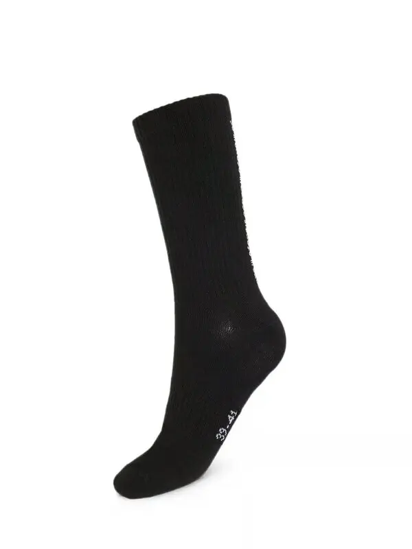 Wolford Logo-print Ribbed Socks