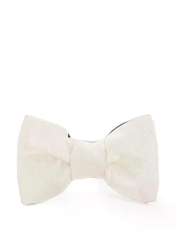 TOM FORD Silk Bow Tie - Neutrals